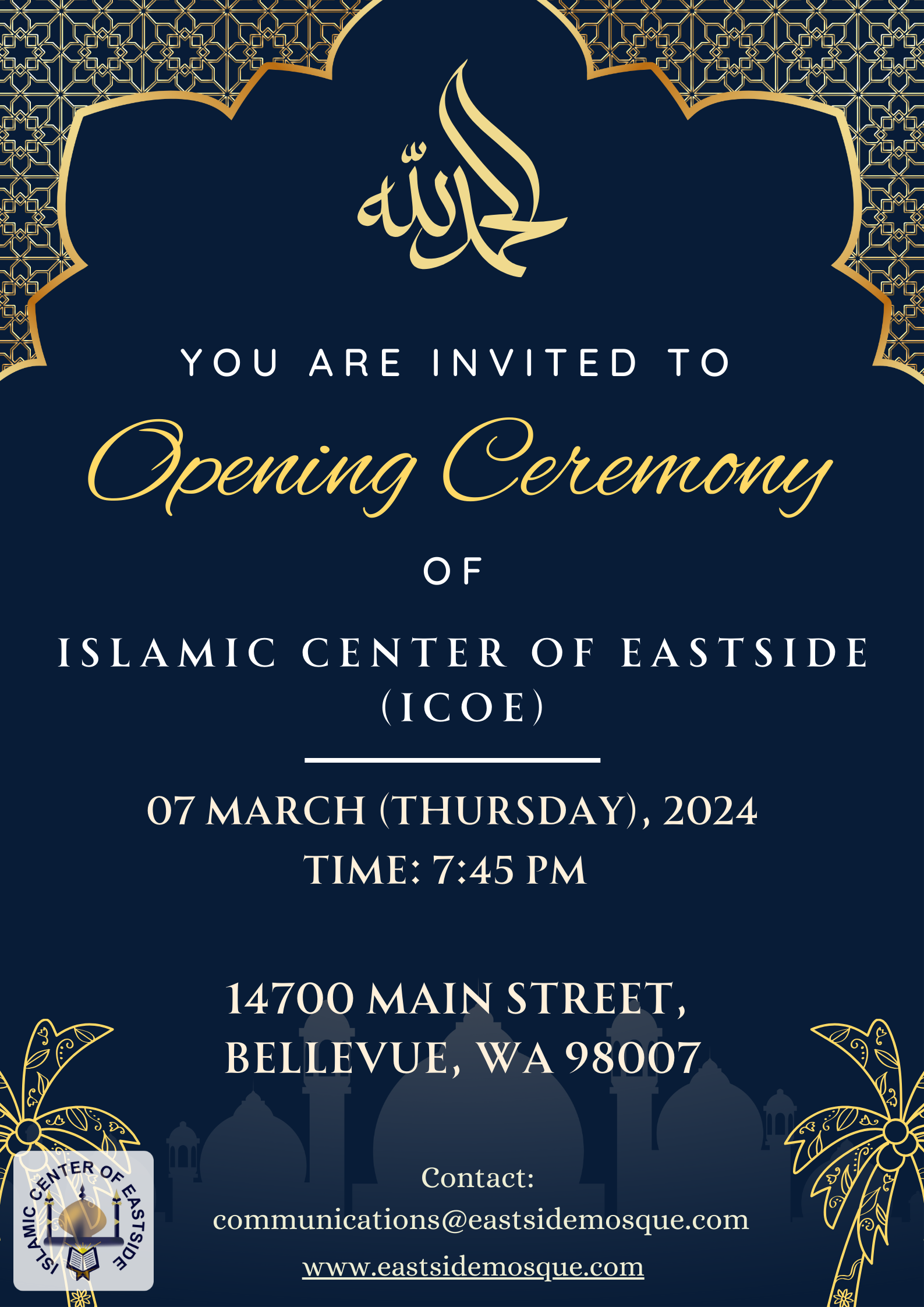 Islamic Center of Eastside (Bellevue Masjid)