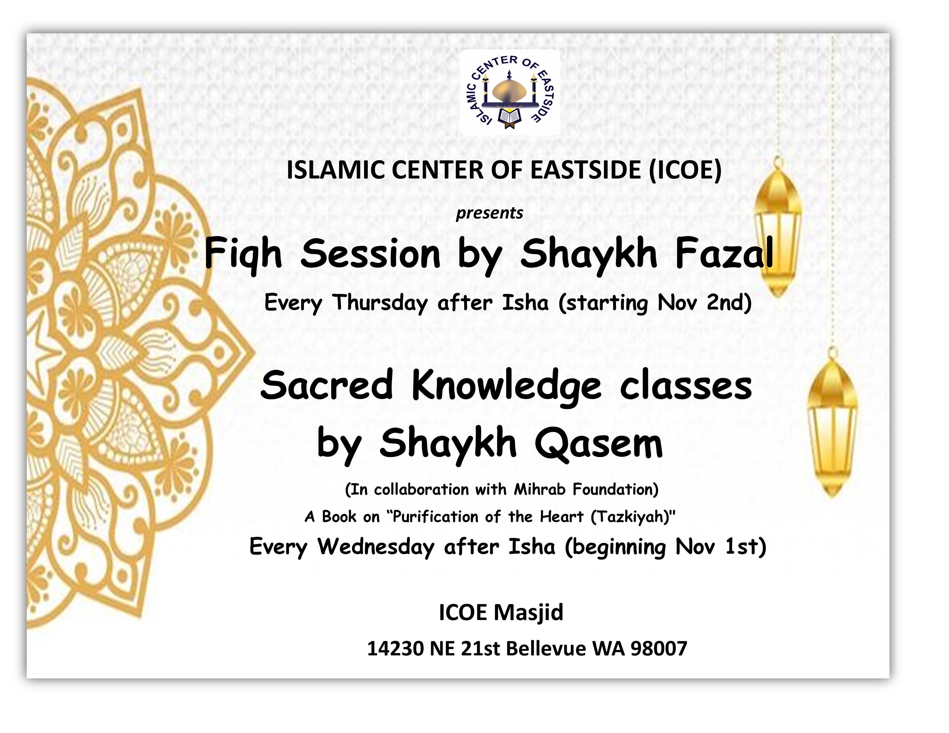 Islamic Center of Eastside (Bellevue Masjid)