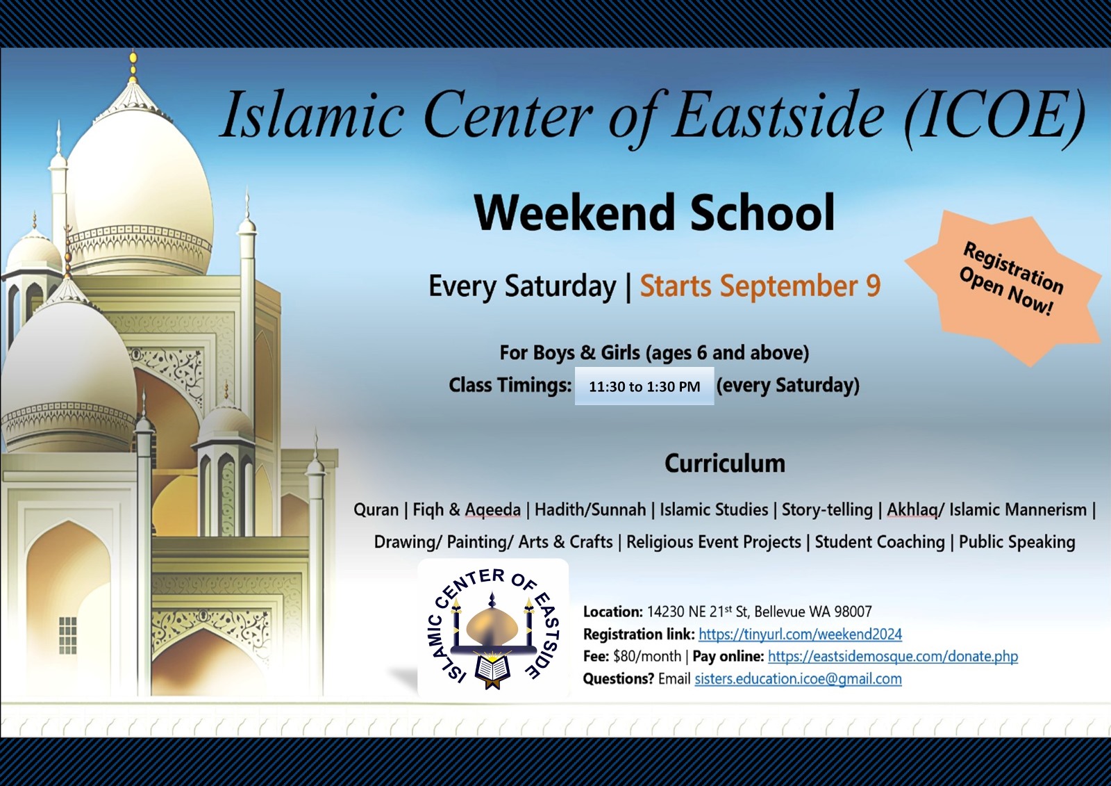 Islamic Center of Eastside (Bellevue Masjid)