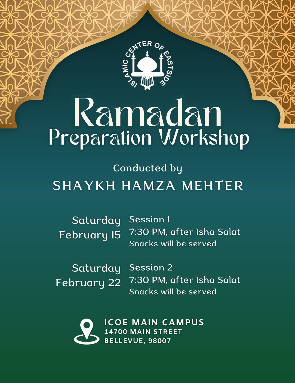 Islamic Center of Eastside (Bellevue Masjid)